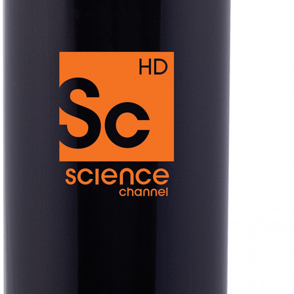 Custom Logo 24 Oz. Black H2go Classic Aluminum Water Bottle